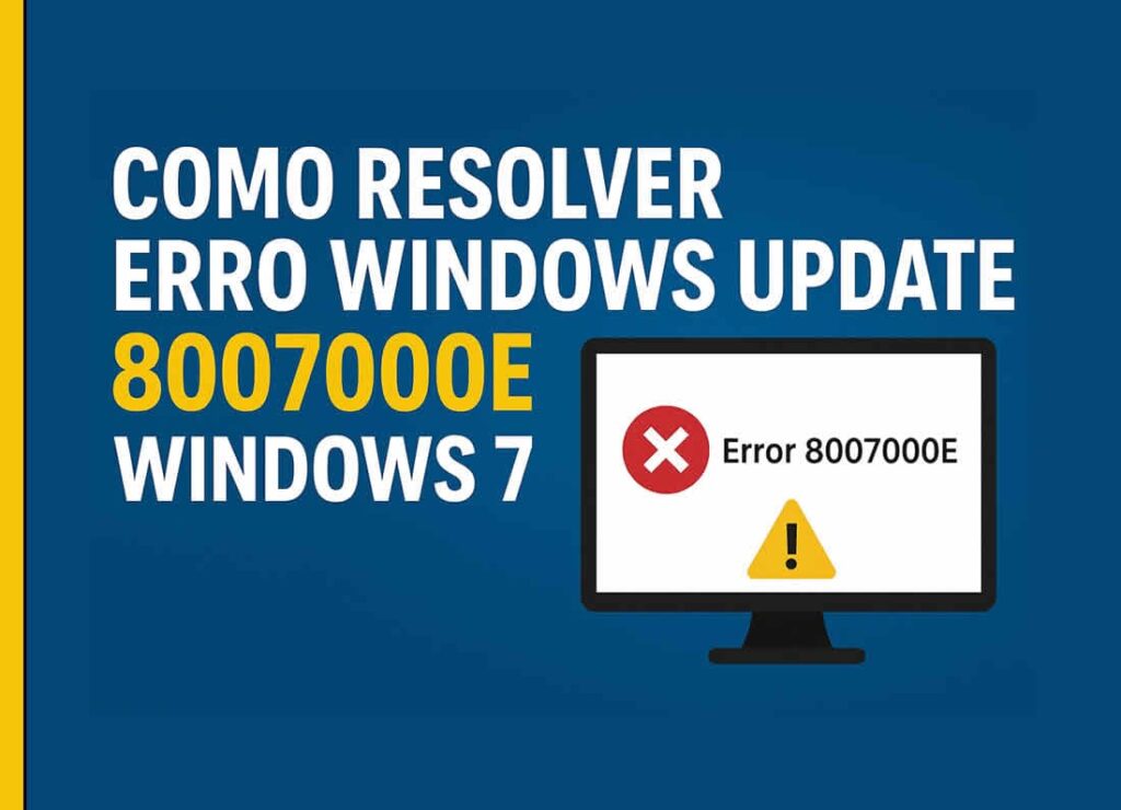 Como Resolver Erro Windows Update 8007000E Windows 7